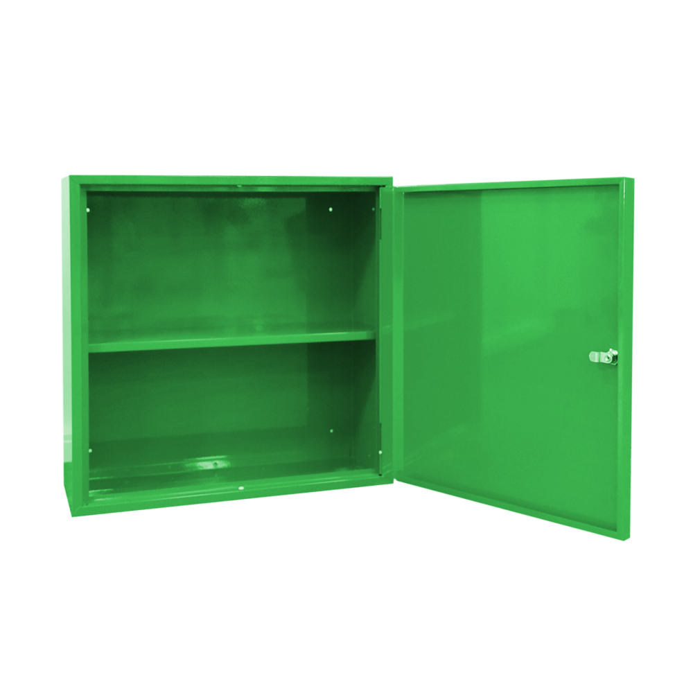 BHV kast 60 x 60 x 25 cm groen - ehbokoffer.nl